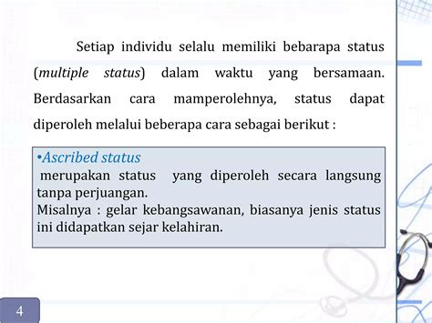 Ppt Peran Dan Status Sosial Pptx