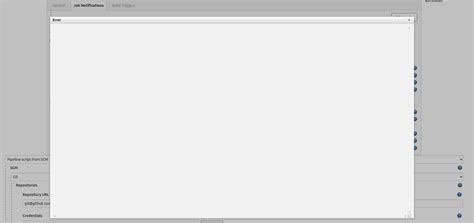 Continuous Integration Jenkins Apply Button Pops Up Blank Error Page Stack Overflow