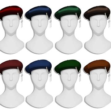 【333】pearl Beret V1v2 San33 Sims 4 Custom Content Sims 4 Sims