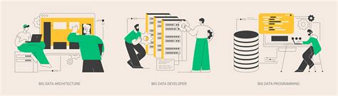 Database Storage Abstract Concept Vector Illustrations Stock