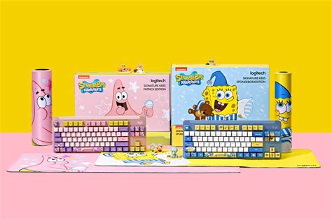 로지텍 네모바지 스폰지밥과 협업한 ‘signature K855 스폰지밥 에디션 출시