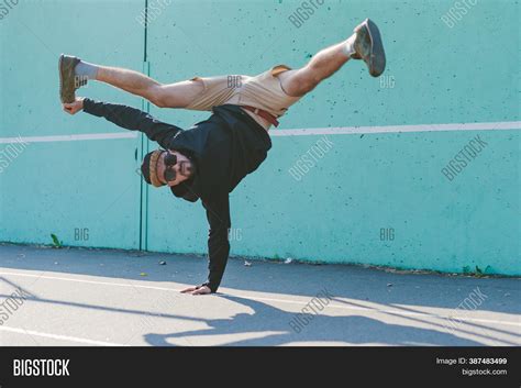 Bboy Dancing Image And Photo Free Trial Bigstock