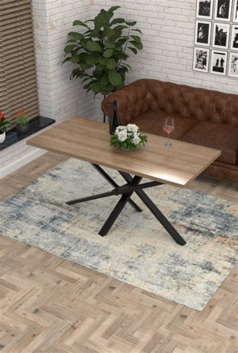 ᐉ Обеденный стол Ecoloft Лофт Эльта Dsp 1141 Коричневый 23506043 • Купить в Киеве Украине