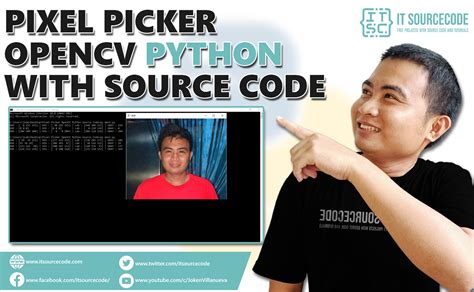 pixel picker opencv python with source code video