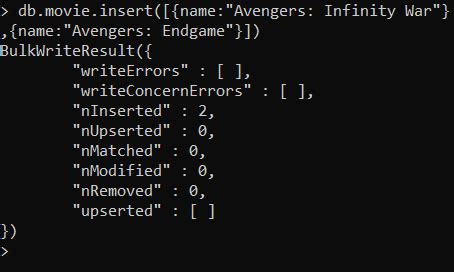 Insert Documents In MongoDB