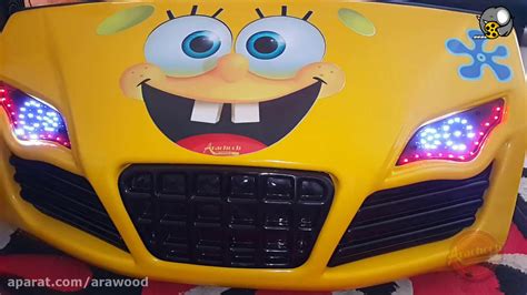 تخت خواب ماشین باب اسفنجی فیلو
