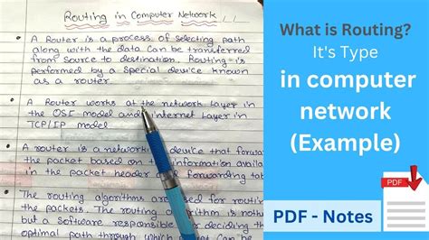 What Is Routing Definition And Types In Computer Network Youtube