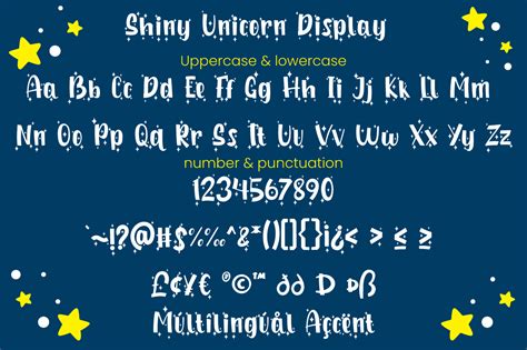 Shiny Unicorn Display Font
