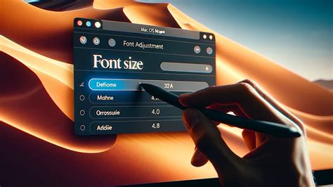 How To Increase And Decrease Font Size On Macos Youtube