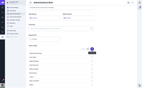 Tiny Ui Suggestion In Roles And Permissions · Issue 15242 · Directusdirectus · Github