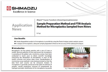 Qualitative Analysis Of Microplastics In The Environmental Sample Shimadzu Deutschland