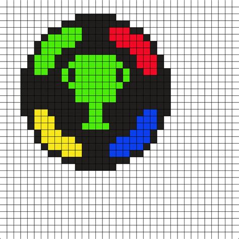 Matpat Theory Logo Perler Bead Pattern Bead Sprites Misc Fuse Bead