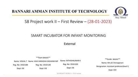 Smart Incubator For Infant Monitoring Pptx