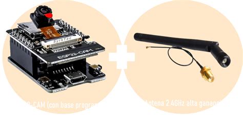 Esp32 Cam Programador Antena Techtronik
