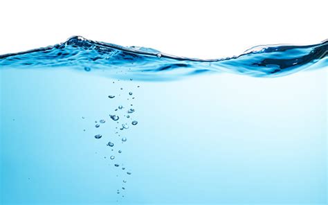 기포가 물 속에 떠 있습니다 물 파도 물이 튀는 소리 산소 이완 흰색 배경에 질감을 가진 푸른 물 0명에 대한 스톡 사진 및 기타 이미지 Istock