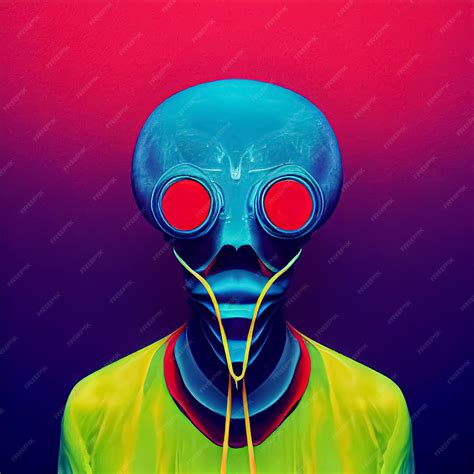 Arte Conceptual Alienígena En Colores De Fondo Arte Abstracto De Extraterrestre En El Mundo