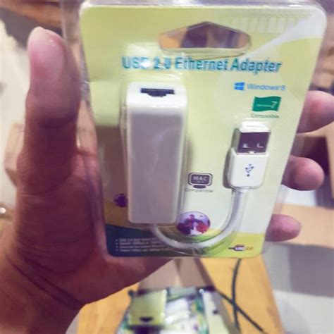 Jual USB TO LAN Ethernet RJ45 Kabel USB LAN Adapter Converter USB TO LAN Shopee Indonesia