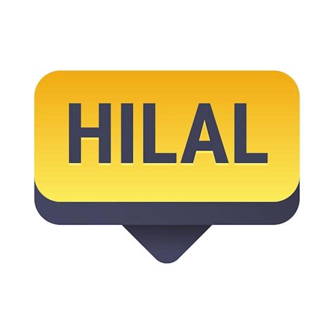 Premium Vector | Hilal sighting yellow vector callout banner with ...