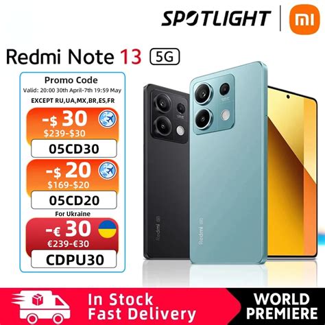 [World Premiere] Global Version Xiaomi Redmi Note 13 5G NFC 108MP ...