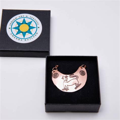 Underwater Panther Mini Gorget Indigo Art