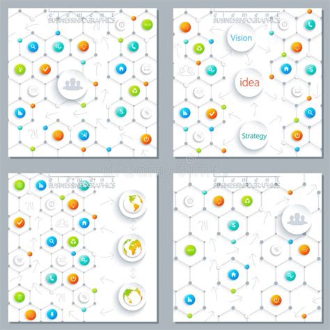 Modern Infographic Design Template Can Be Used Stock Vector Illustration Of Circles