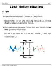 S S Lec Signals Classification And Basic Signals Pdf Signals Systems Page Signals
