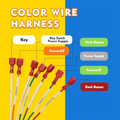 Clubrally Golf Cart Control Wiring Harness For 36v Ezgo