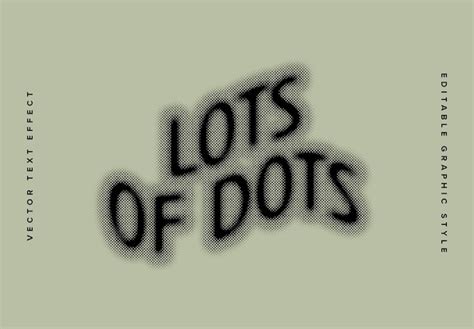 Premium Vector Halftone Text Effect Mockup