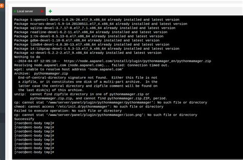 Python This Plugin Does Not Have Template After Installing Python Manager Aapanel Free