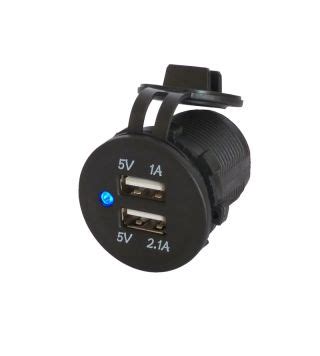 V DC Lighter Socket Double USB Port Tesland