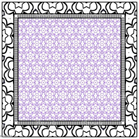 배경 화려한 레이스 프레임으로 기하학적 인 패턴입니다 그림입니다 스카프 인쇄 직물 커버 스크랩북 두건 숄 목도리에 대 한 0명에 대한 스톡 벡터 아트 및 기타 이미지