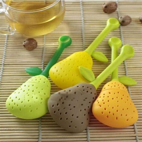 Silicone Pear Tea Leaf Strainer