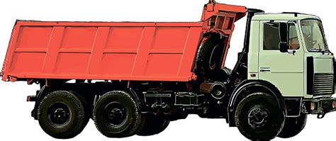 각종 화물을 운송하기 위한 대형 트럭의 컬러 벡터 이미지 교통에 대한 스톡 벡터 아트 및 기타 이미지 교통 교통수단 무거운 Istock