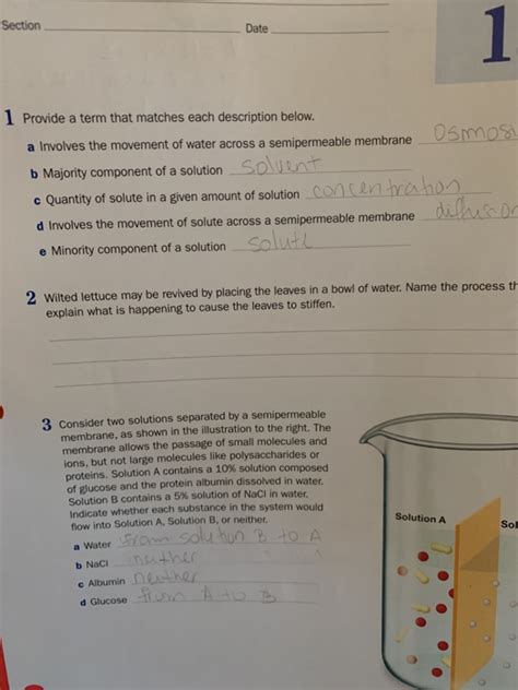 Solved A 1234 Ml Solution With An Unknown Salt