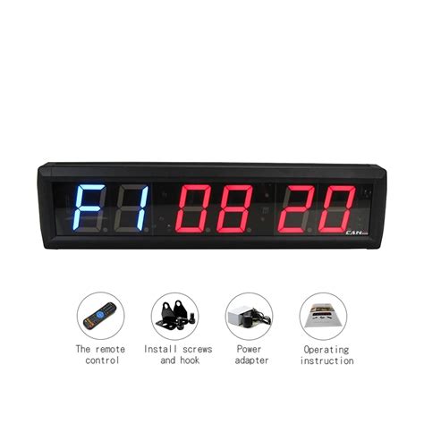 No Limits Remote Crossfit Timer Clock For Gym Prompt Delivery Inch Led Digital Timer Remote