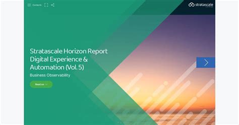 Stratascale Horizon Report Digital Experience And Automation Vol 5 Stratascale Horizon Report
