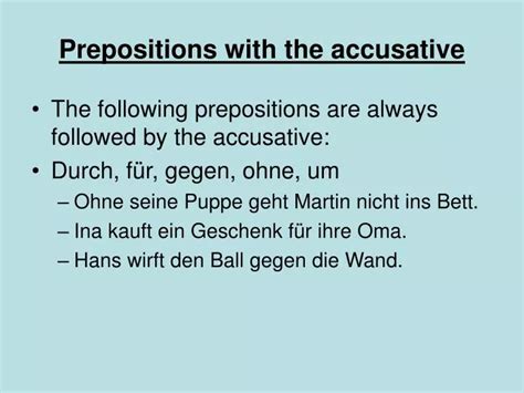 PPT Prepositions With The Accusative PowerPoint Presentation Free Download ID 4121345