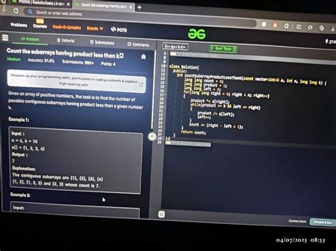 Aditya Tyagi On Linkedin Gfg Problemsolving Dsacoding Codehelp