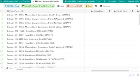 projects appearing in primary field for tasks airtable community