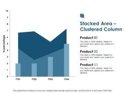 Stacked Area Clustered Column Investment Ppt Summary Background Designs Presentation