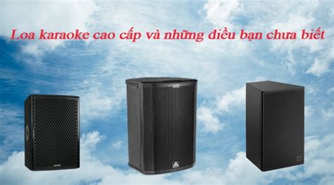 Loa karaoke cao cấp và những điều bạn chưa biết Pro Sound Việt Nam