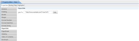 Birt Spagobi Adding External Hyperlink To Report Stack Overflow