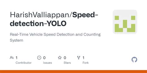 Github Harishvalliappan Speed Detection Yolo Real Time Vehicle Speed Detection And Counting