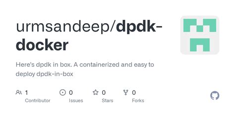github urmsandeep dpdk docker here s dpdk in box a containerized