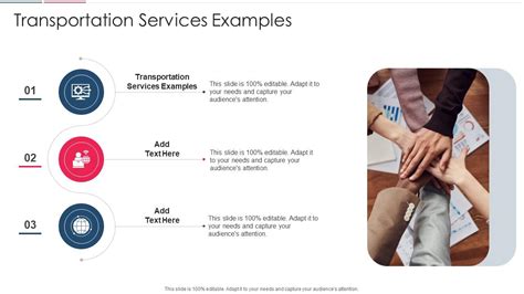 Transportation Services Examples In Powerpoint And Google Slides Cpp PPT Template
