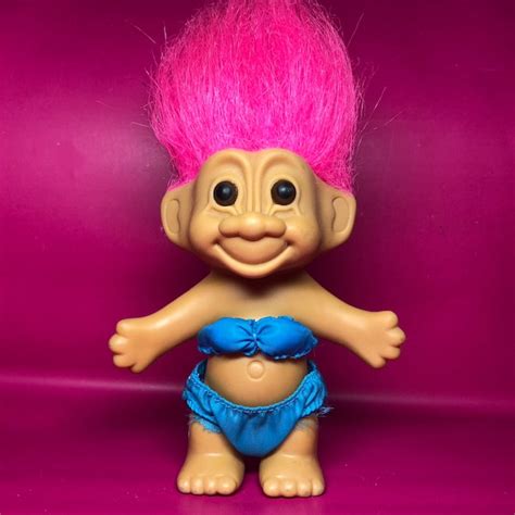 Swim Troll Doll Etsy