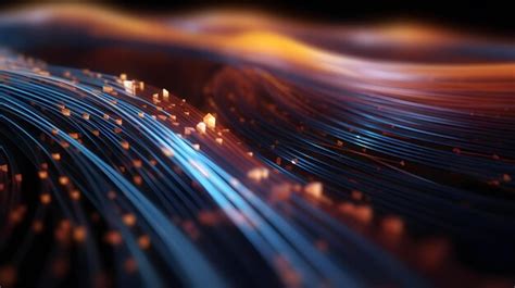 Premium Ai Image Abstract Tech Background With Lines Show High Speed