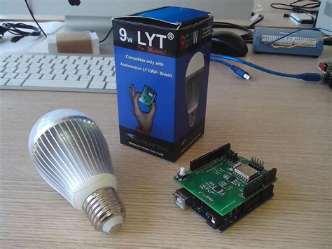 weather forecast station with lyt led bulb and ifttt