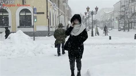 Экстремальная прогулка в метель Youtube