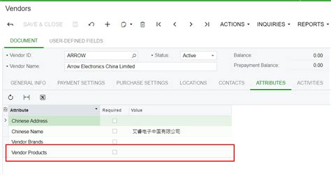 Import Scenario Issue On Vendors Attributes Community
